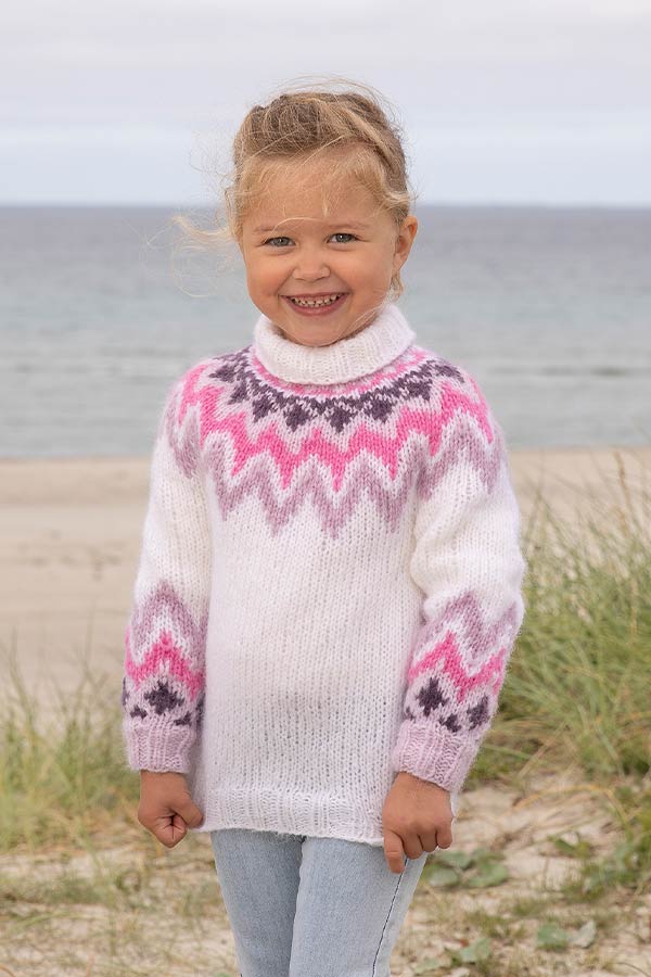 1815-1 Kathrine barnegenser Rosa - Garnius - Garnius.dk