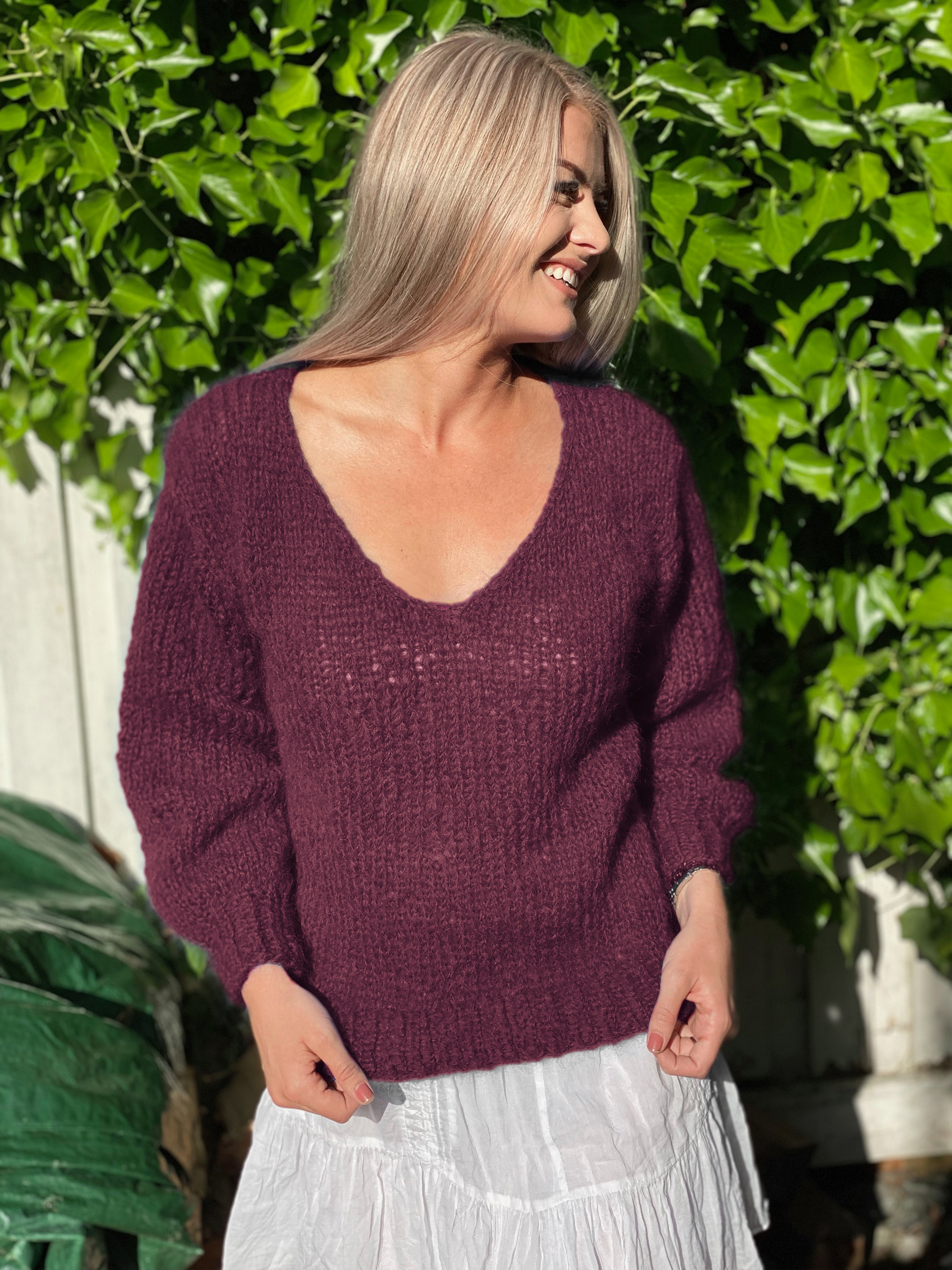 SAMSON sweater lys lilla - Garnius - Garnius.dk