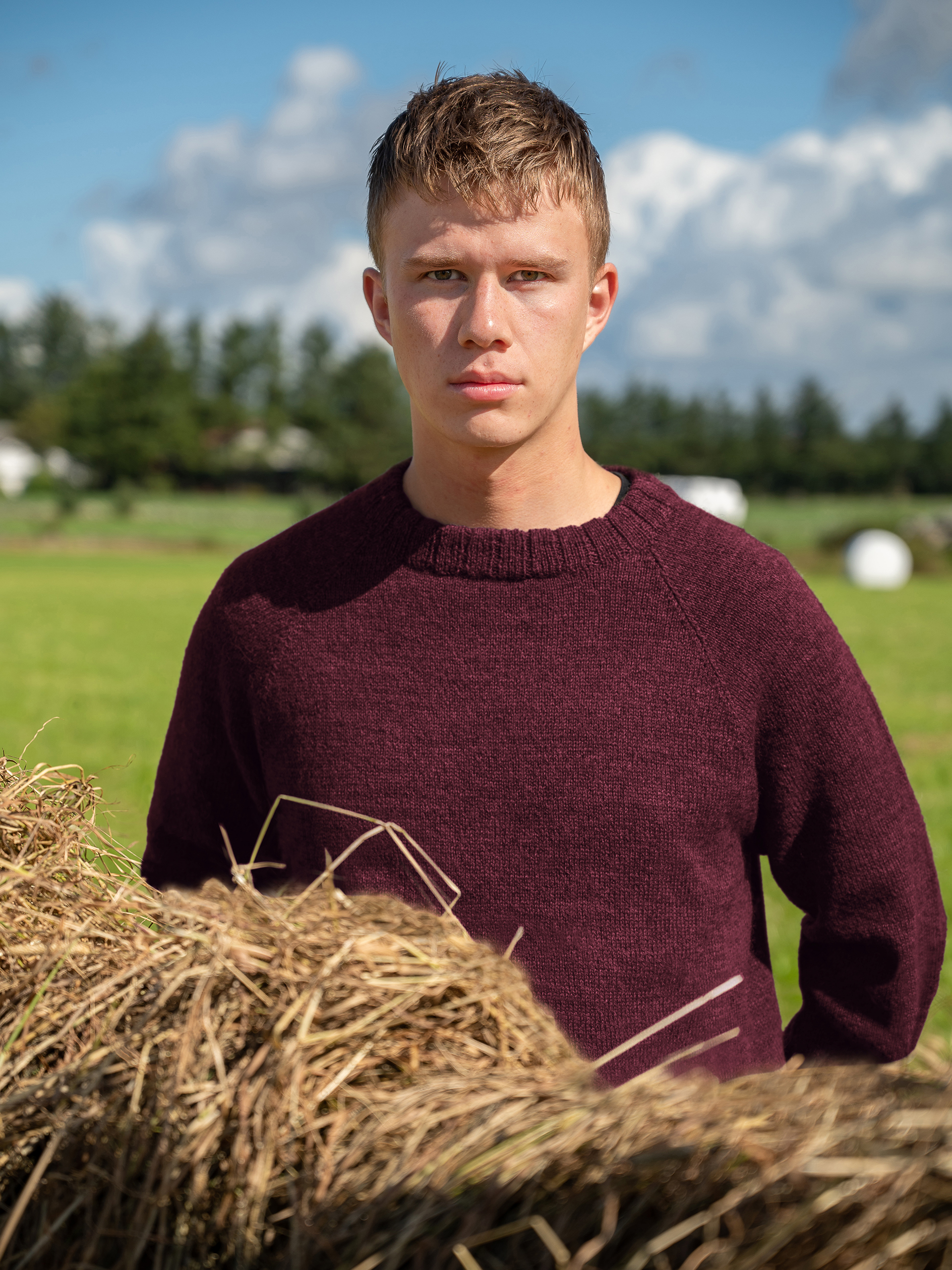 23-39d Gard genser vinrød - Garnius