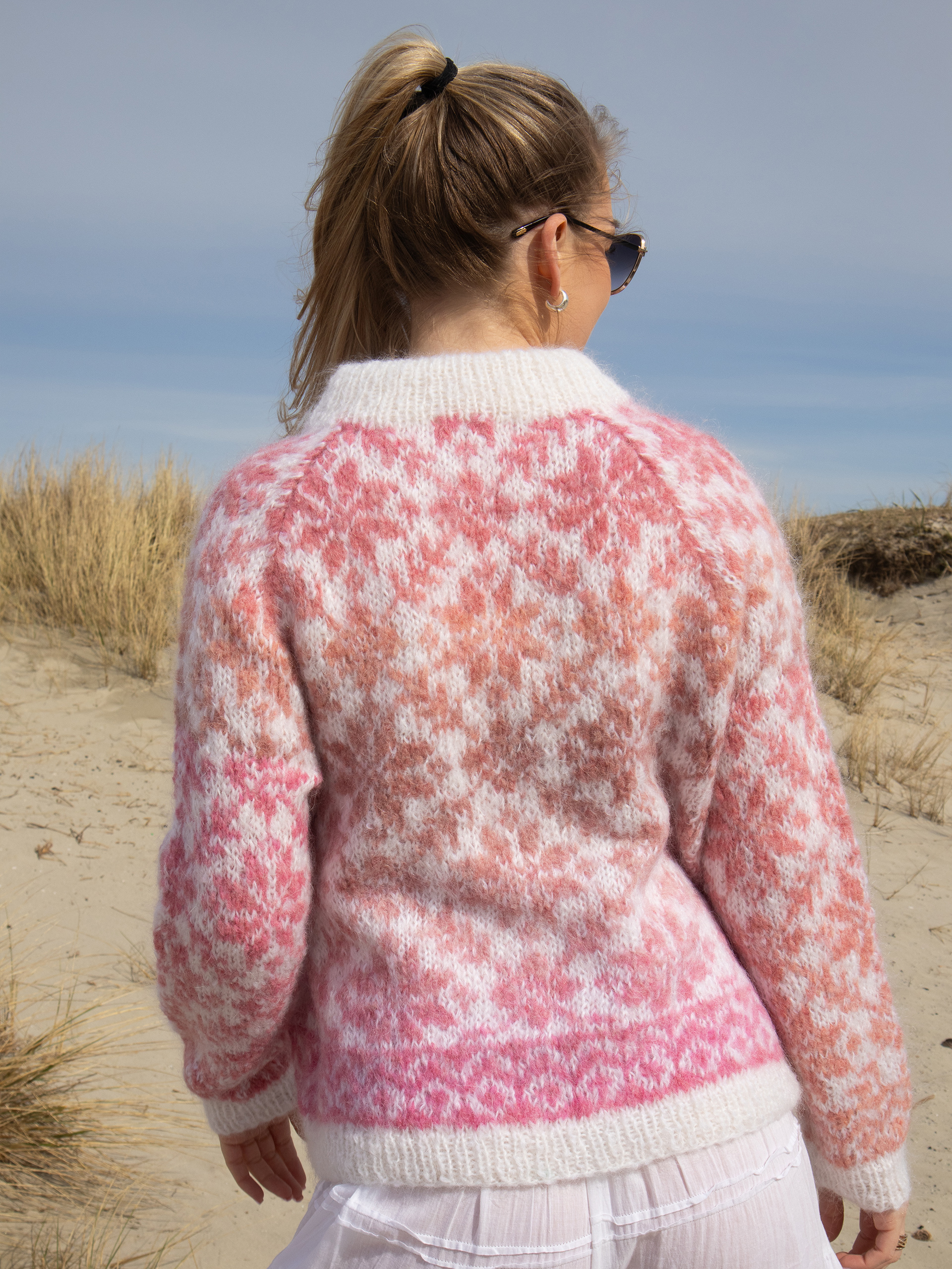 24-32 Carly sweater Pink Splash - Garnius