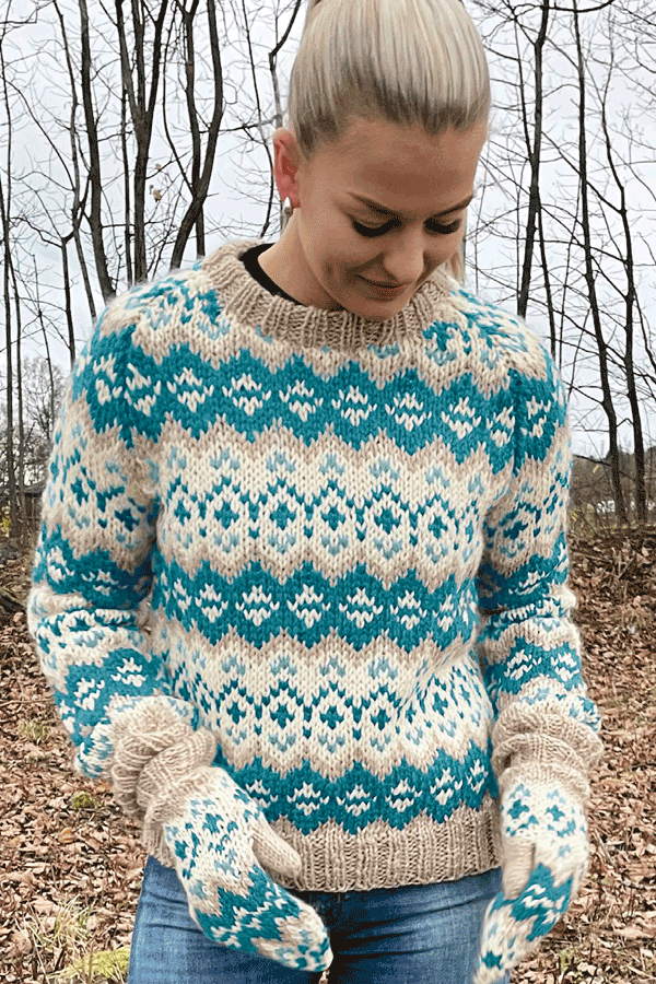 294-13d Drifa genser unisex - Garnius - Garnius.dk