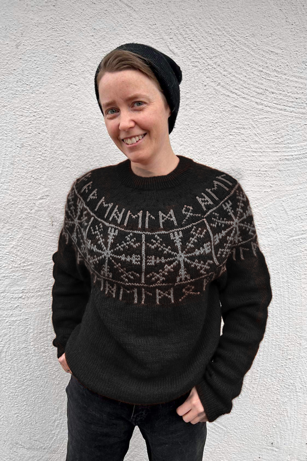STEEN sweater gråblå - Garnius - Garnius.dk
