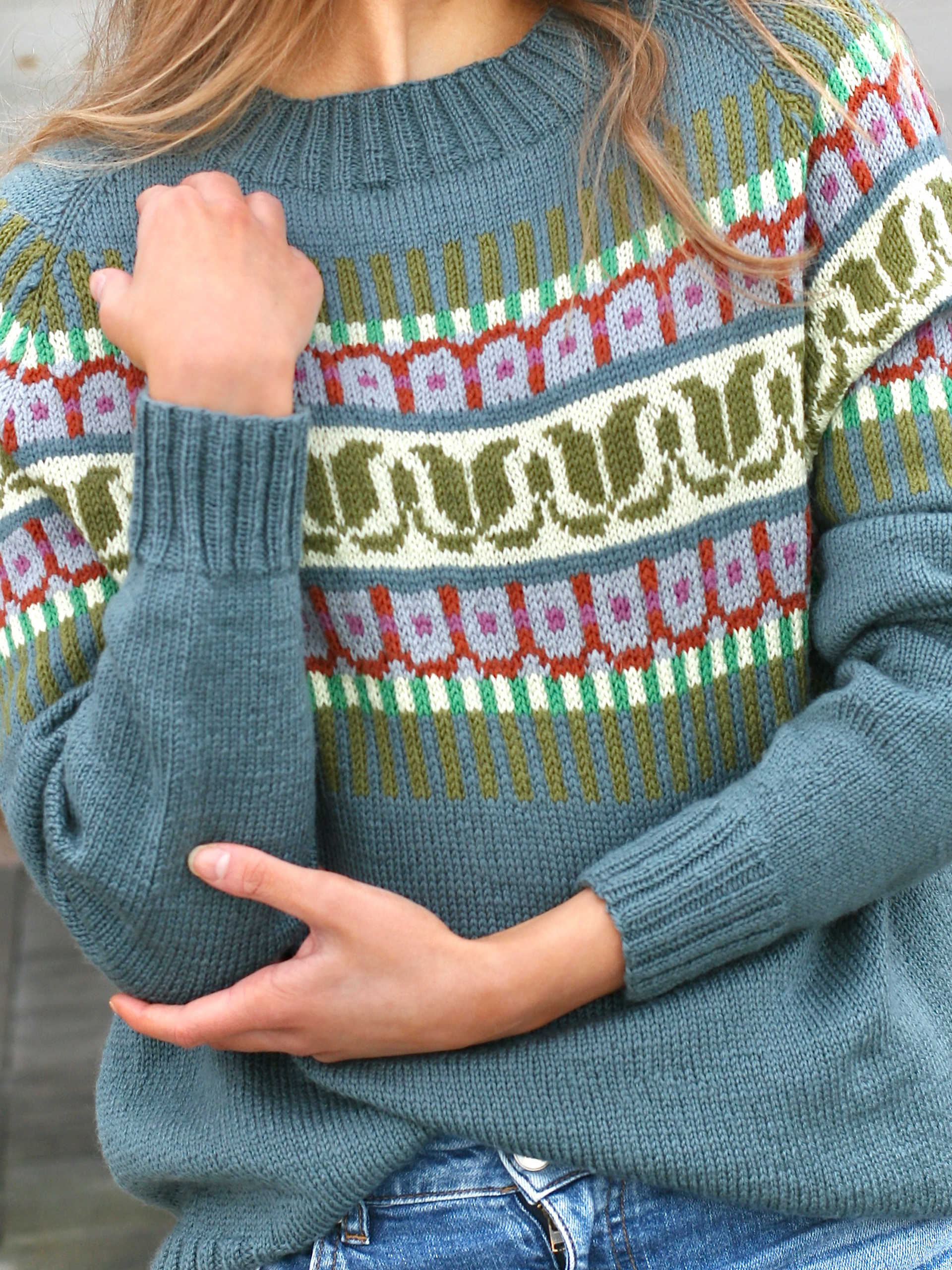 BLOMMA grågrøn - Garnius