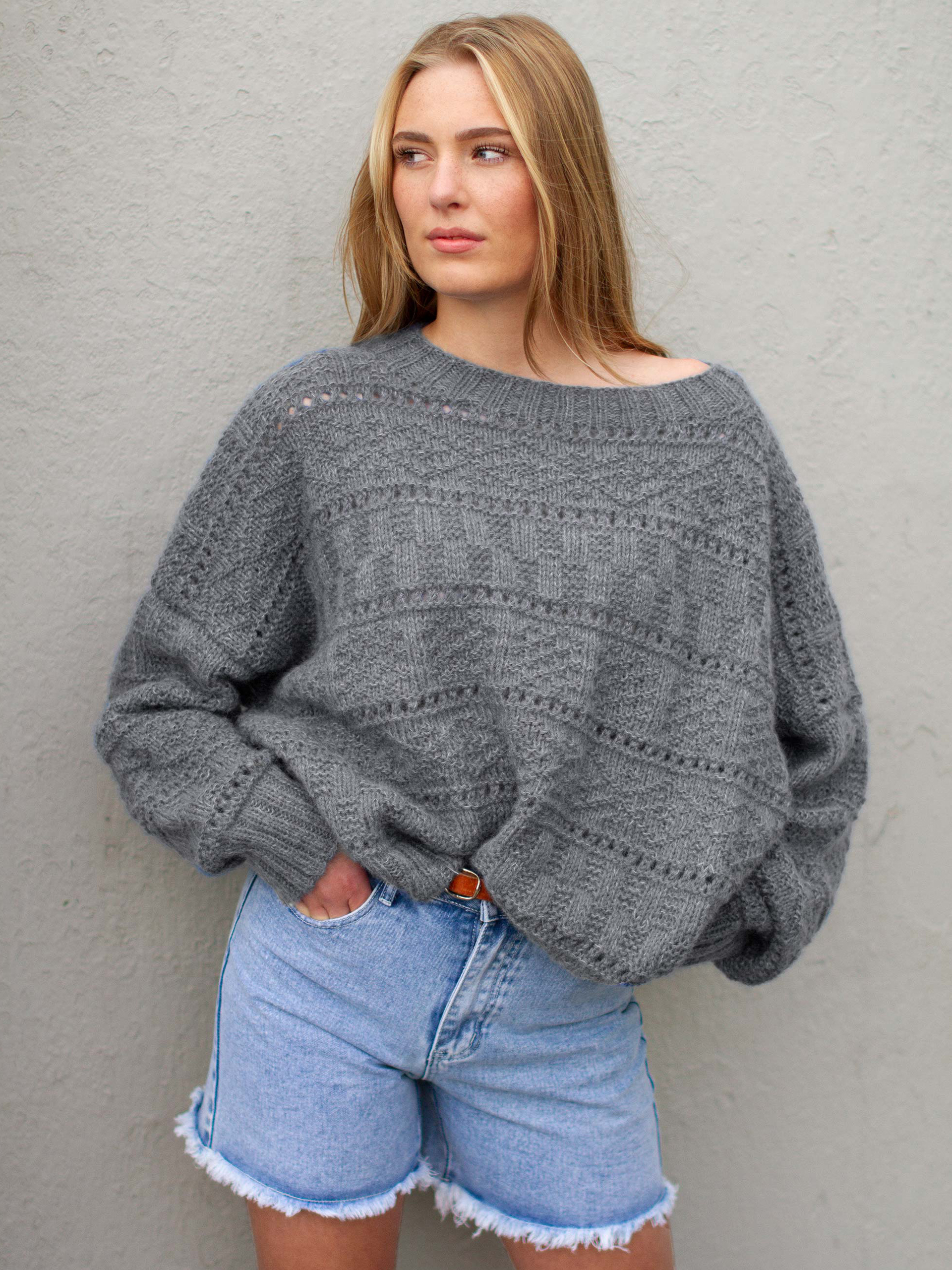 BROOKE sweater denim - Garnius
