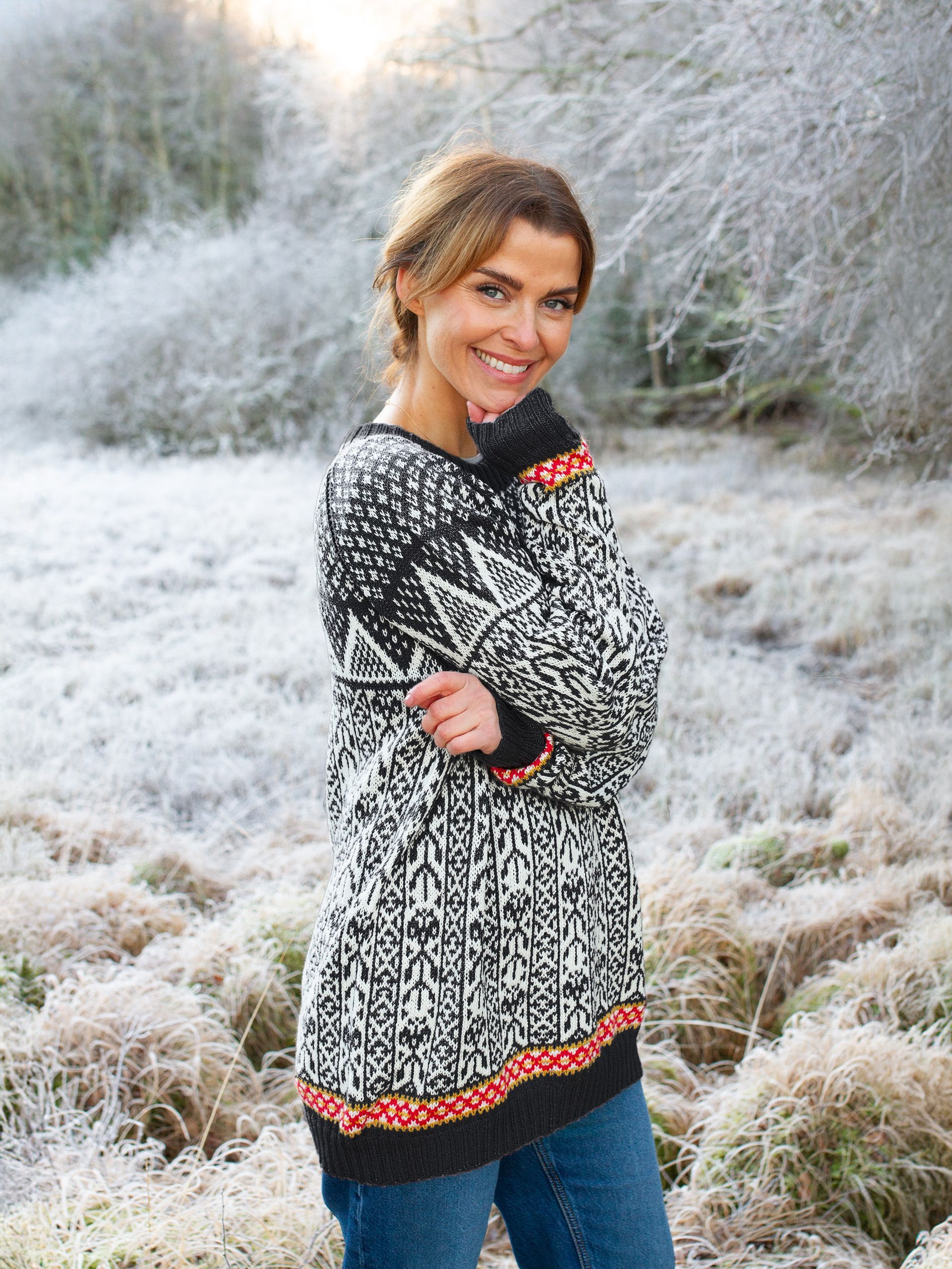 521K-07c FLÅM sweater dame - Garnius