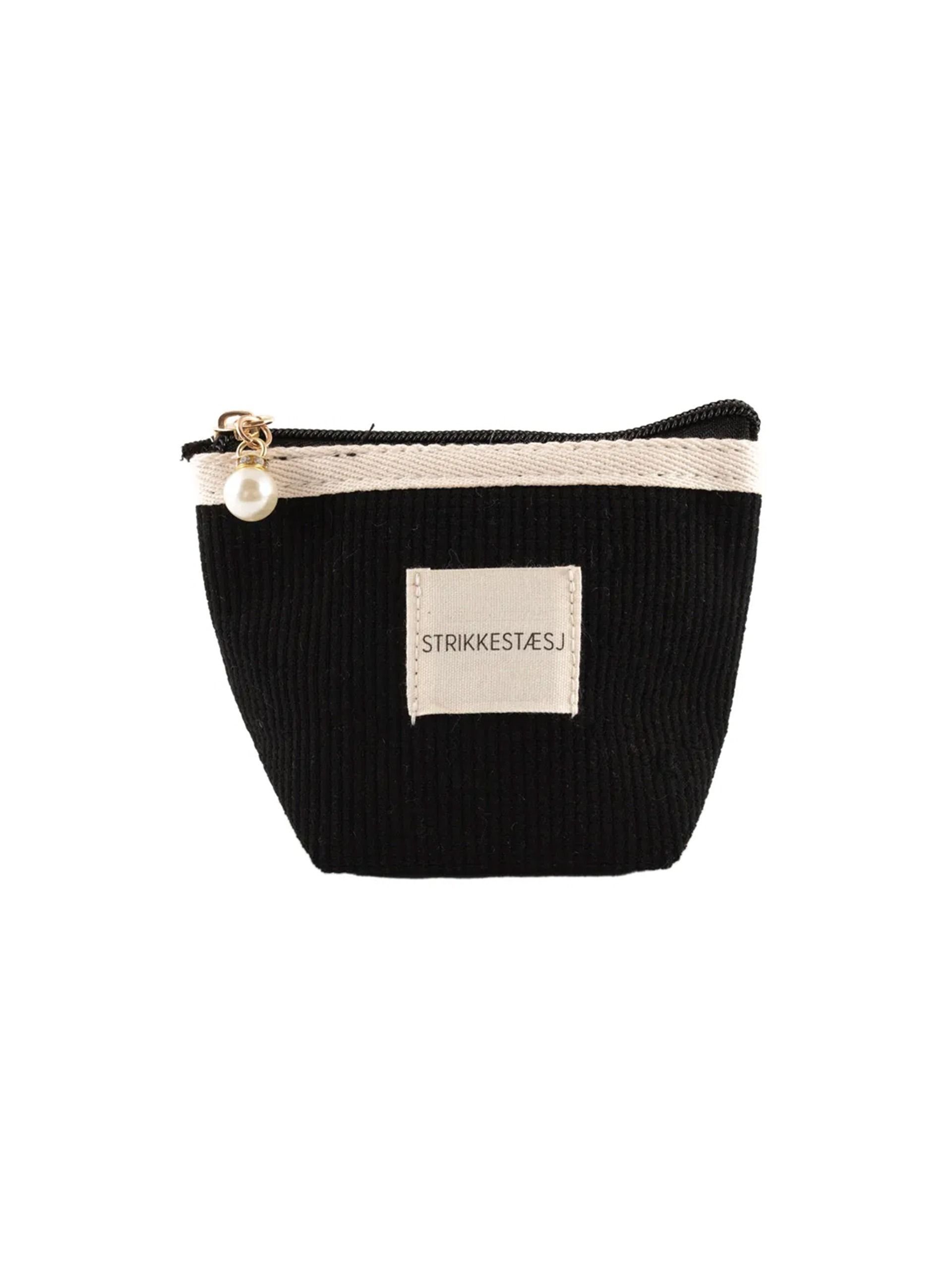 Strikkeveske - sort - Garnius