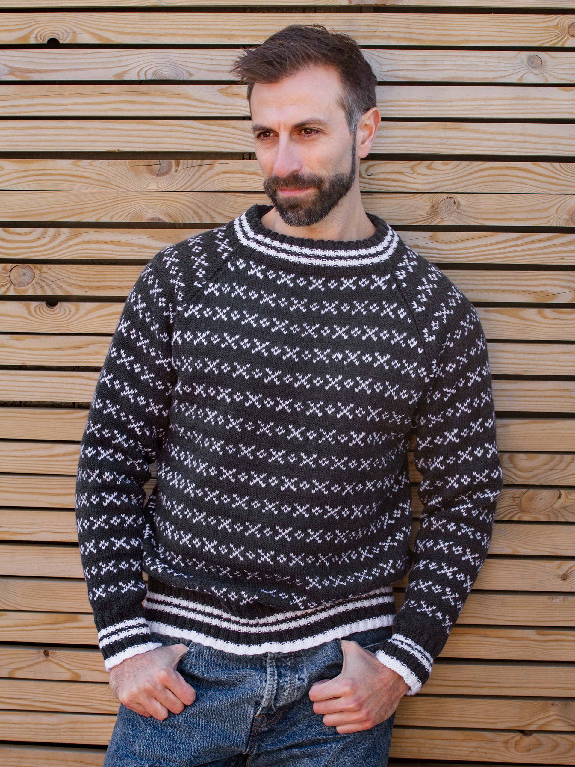 HUSAVIK Islender herre koksgrå (Woolevo) - Garnius