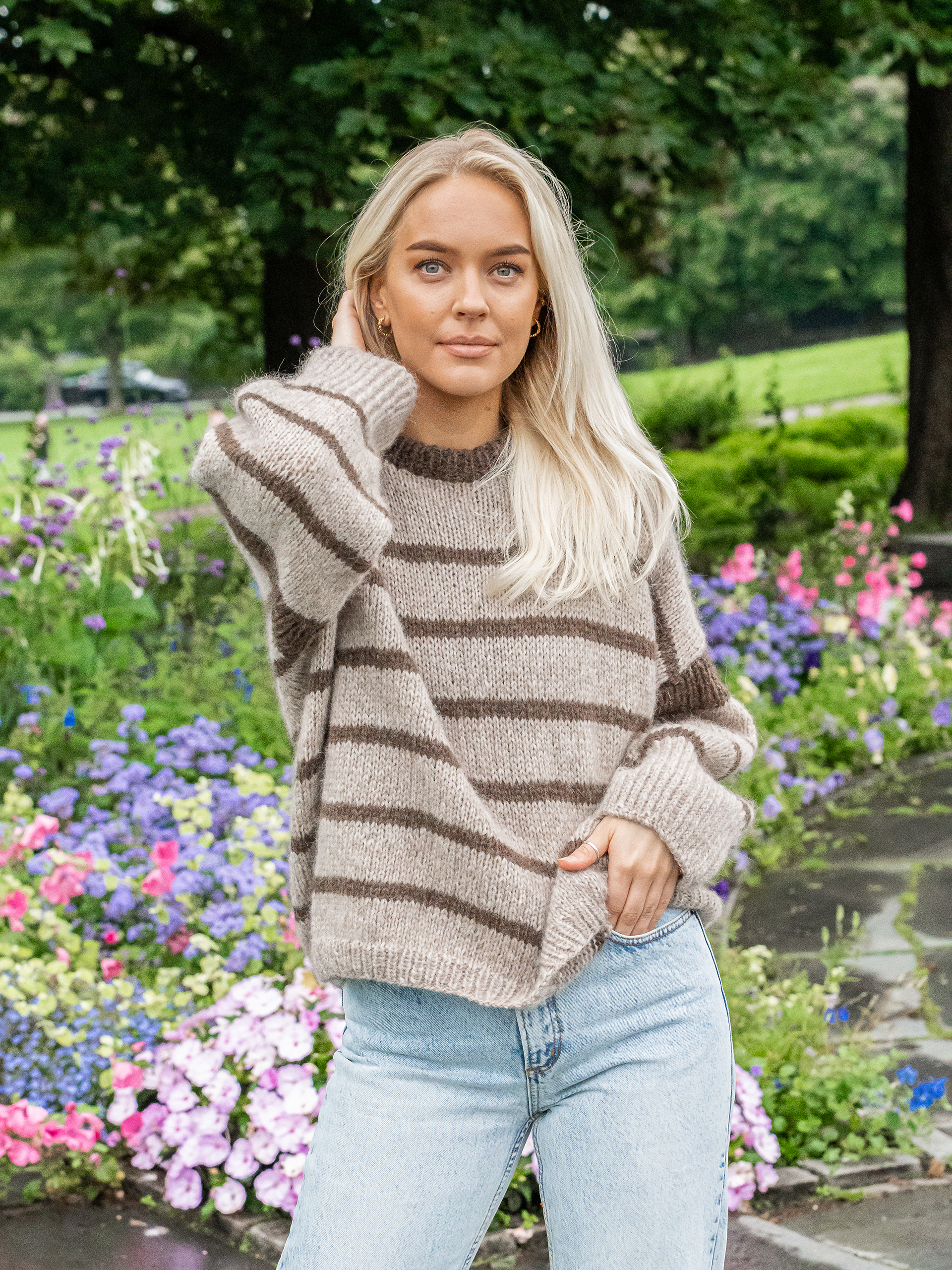 DESTINY DRIFT sweater beige brun - Garnius