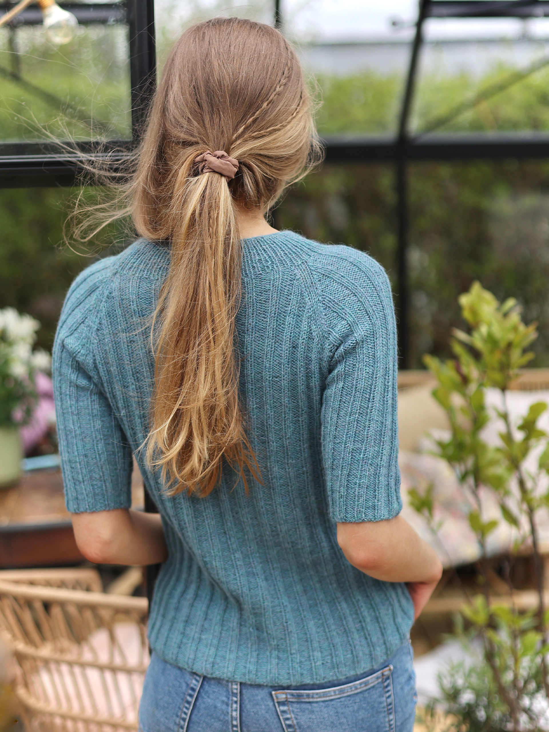 FAY topp lys petrol - Garnius - Garnius.dk