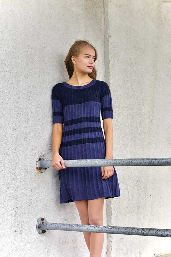 FIONA BLUE kjole - Garnius