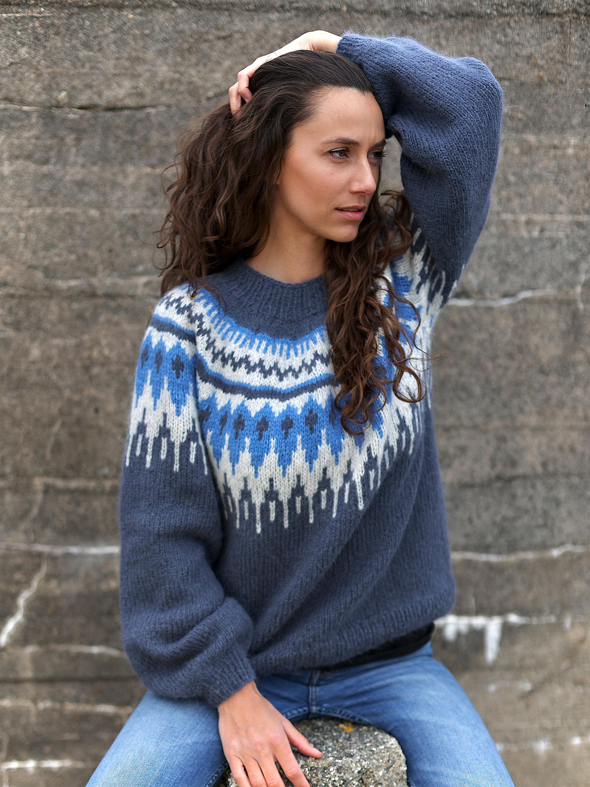 323S-13d LUNA sweater - Garnius