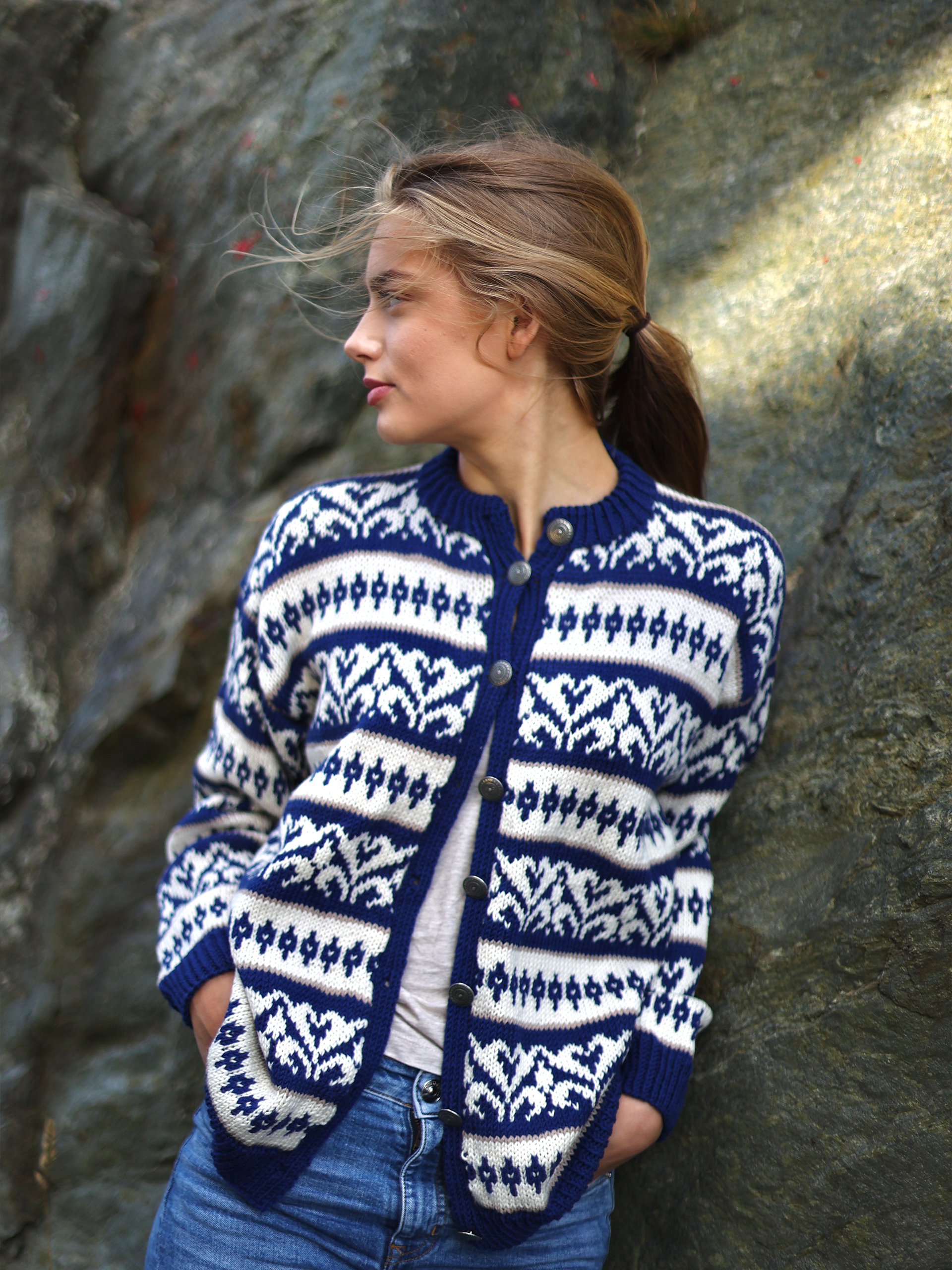 MOHR jakke blå - Garnius