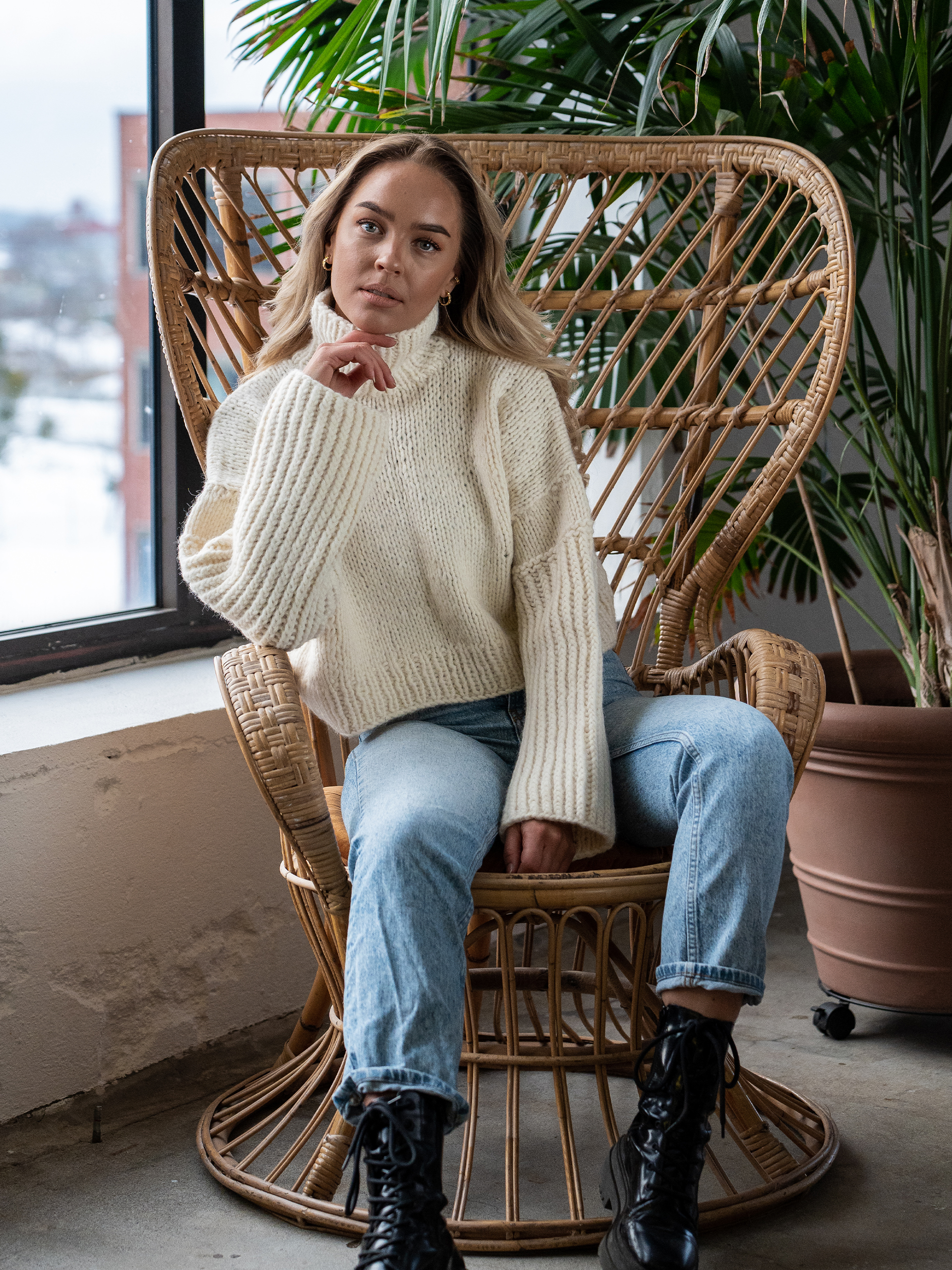 Odal sweater natur (UTGÅTT GARN) - Garnius