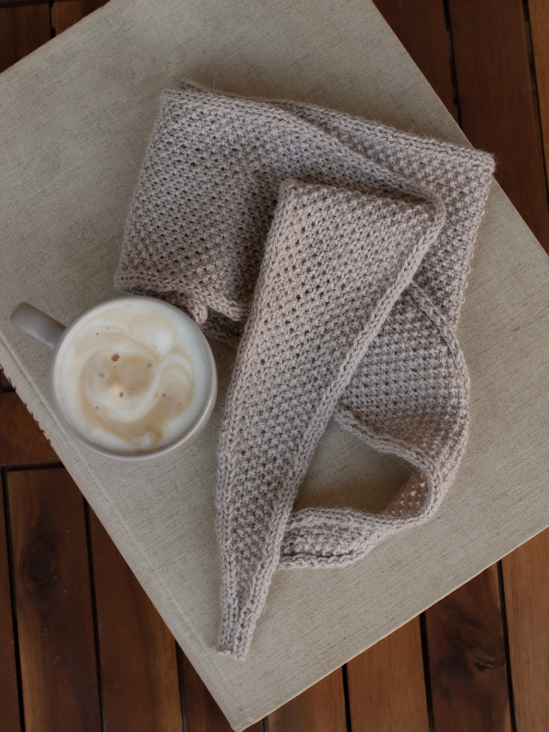 Softie scarf sand - Garnius