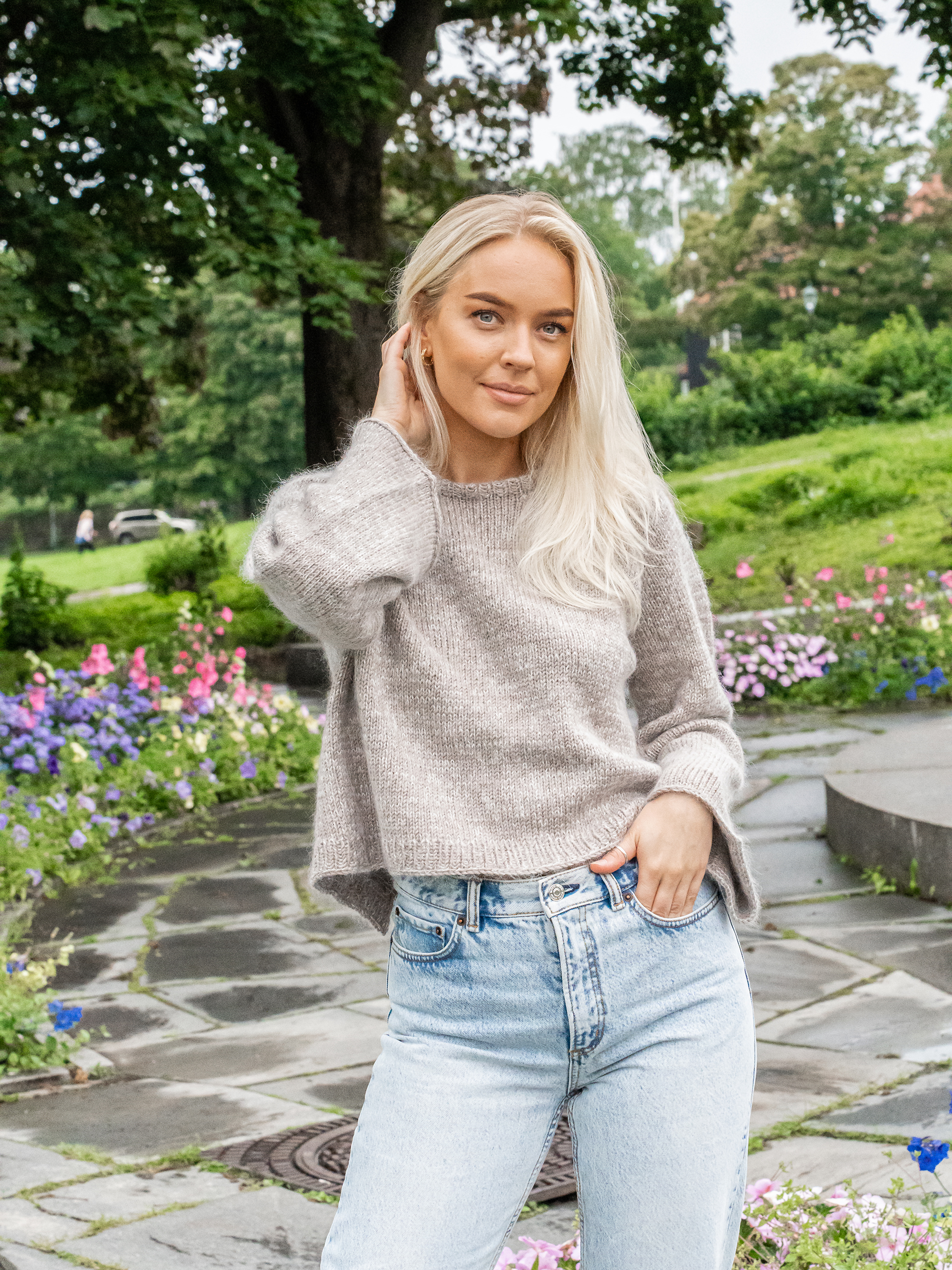 THE GRACE sweater beige - Garnius - Garnius.dk