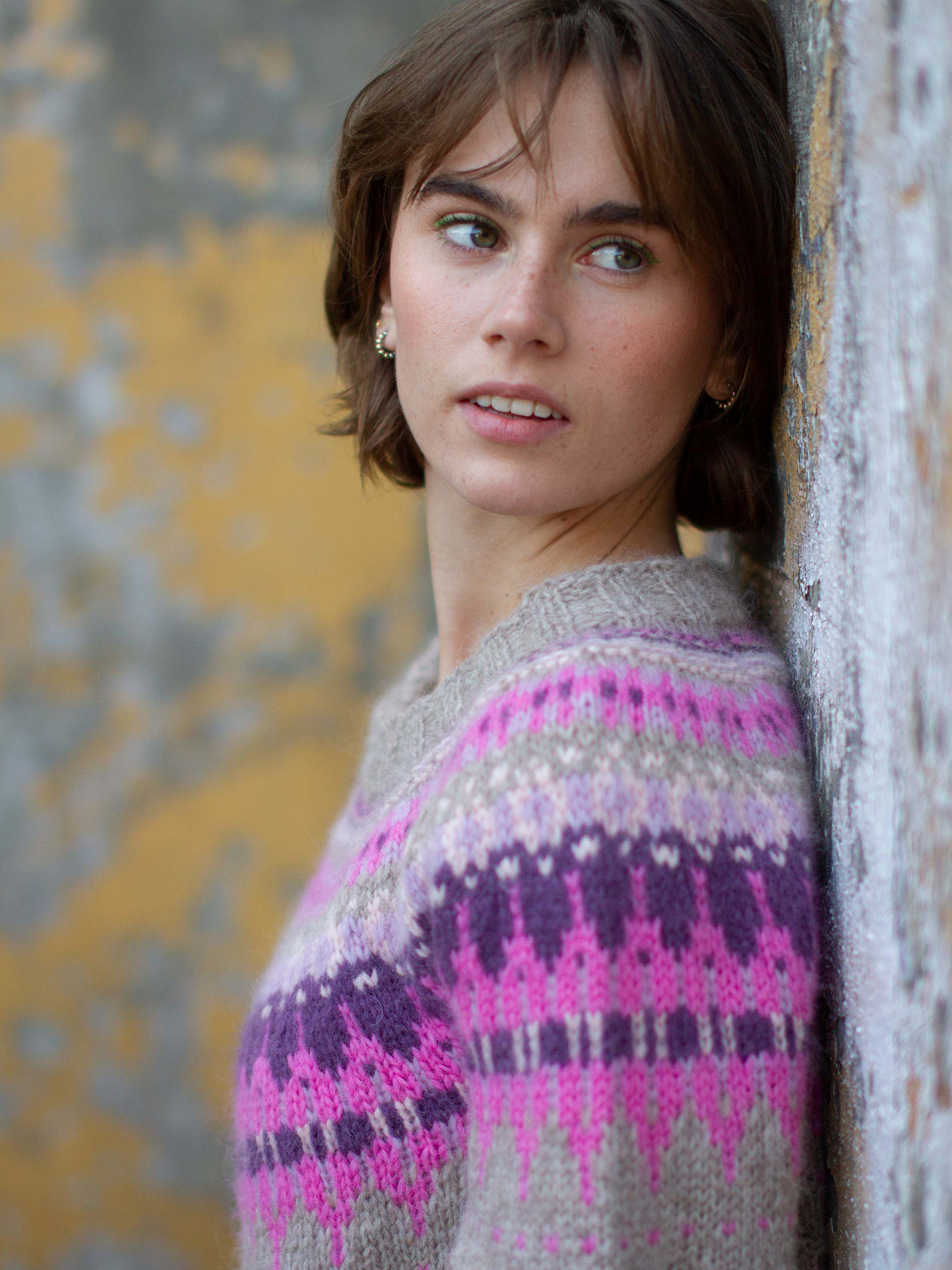 TRUE COLORS sweater lillapink - Garnius