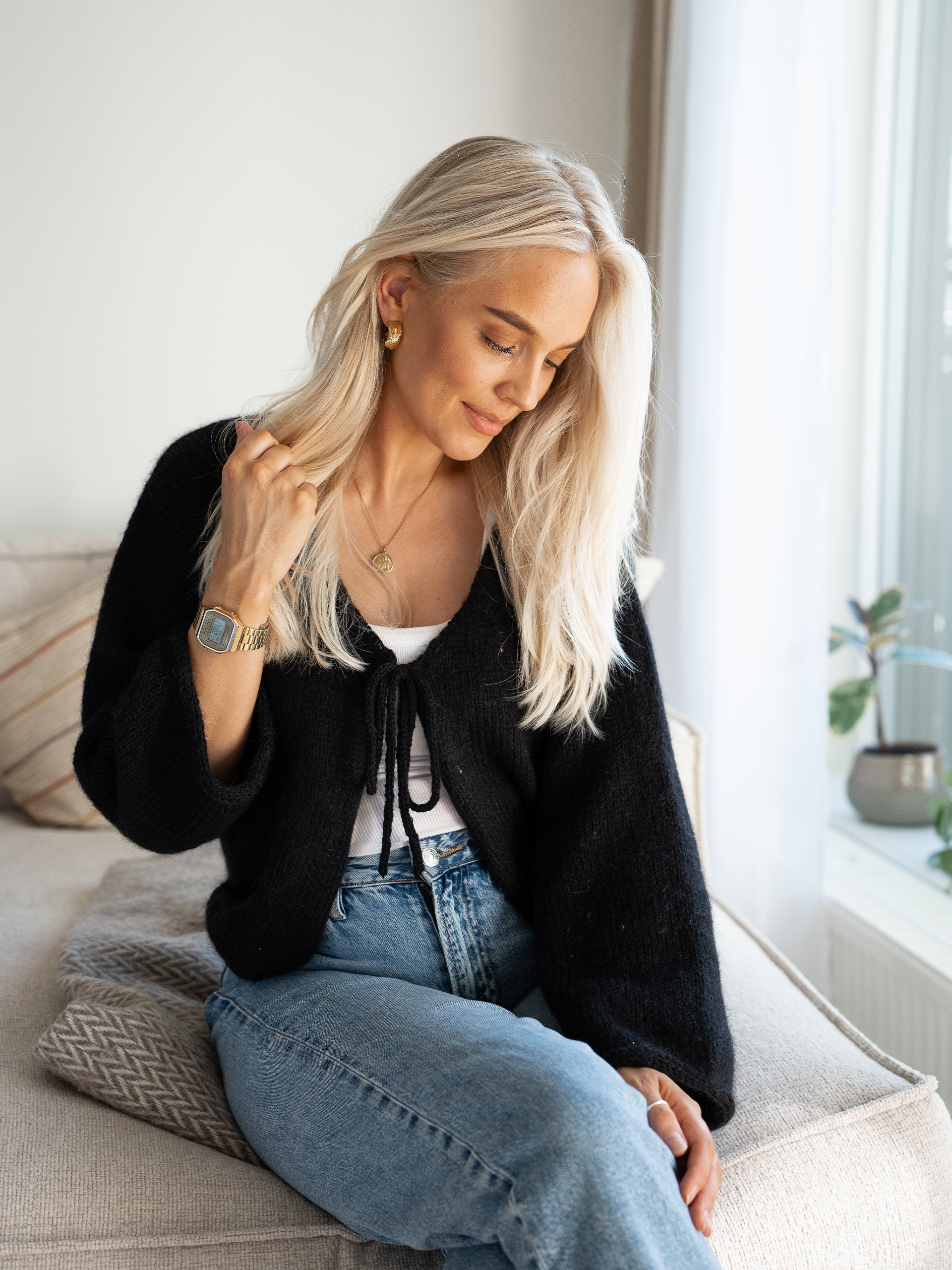 422V-03a FAYE jacket sort - Garnius